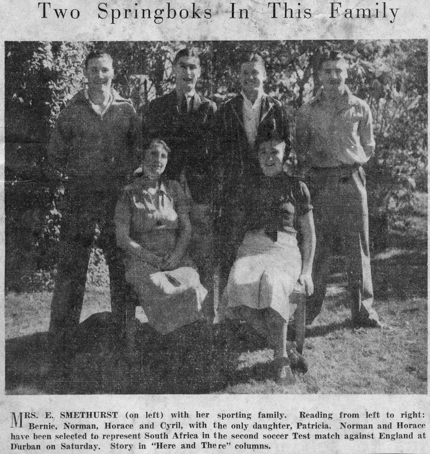 Three Springboks In Family – Smethurst Website